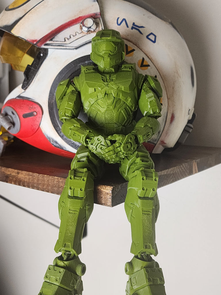 Print-In-Place Articulated Master Chief Doll - DIY – Galactic Armory