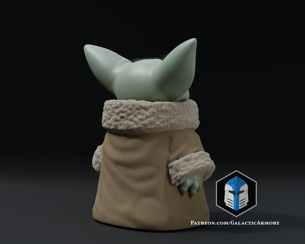 Standing Grogu - Arms at Side - 3D Print Files – Galactic Armory