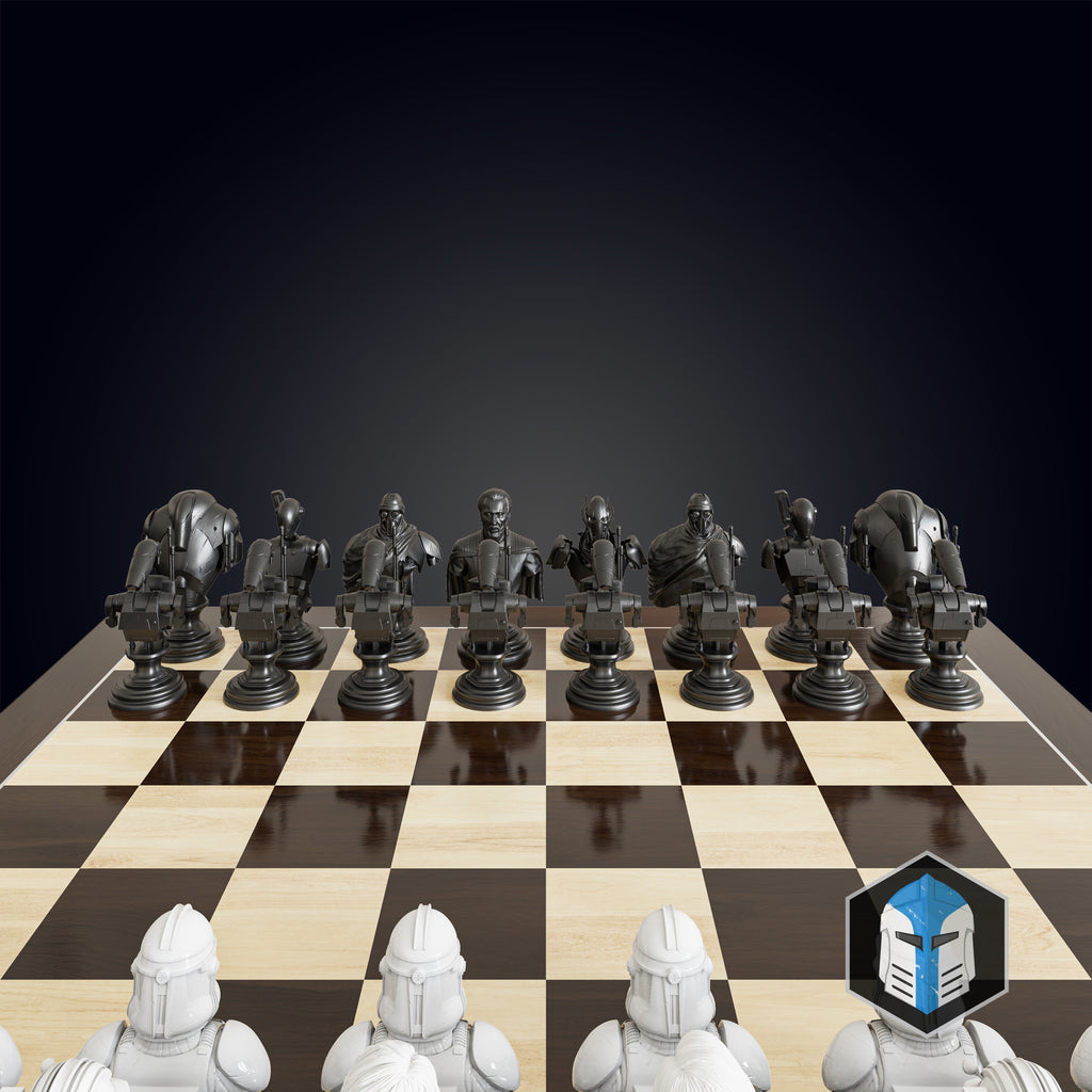 Clone Wars Republic/CIS Chess Set - 3D Print Files – Galactic Armory
