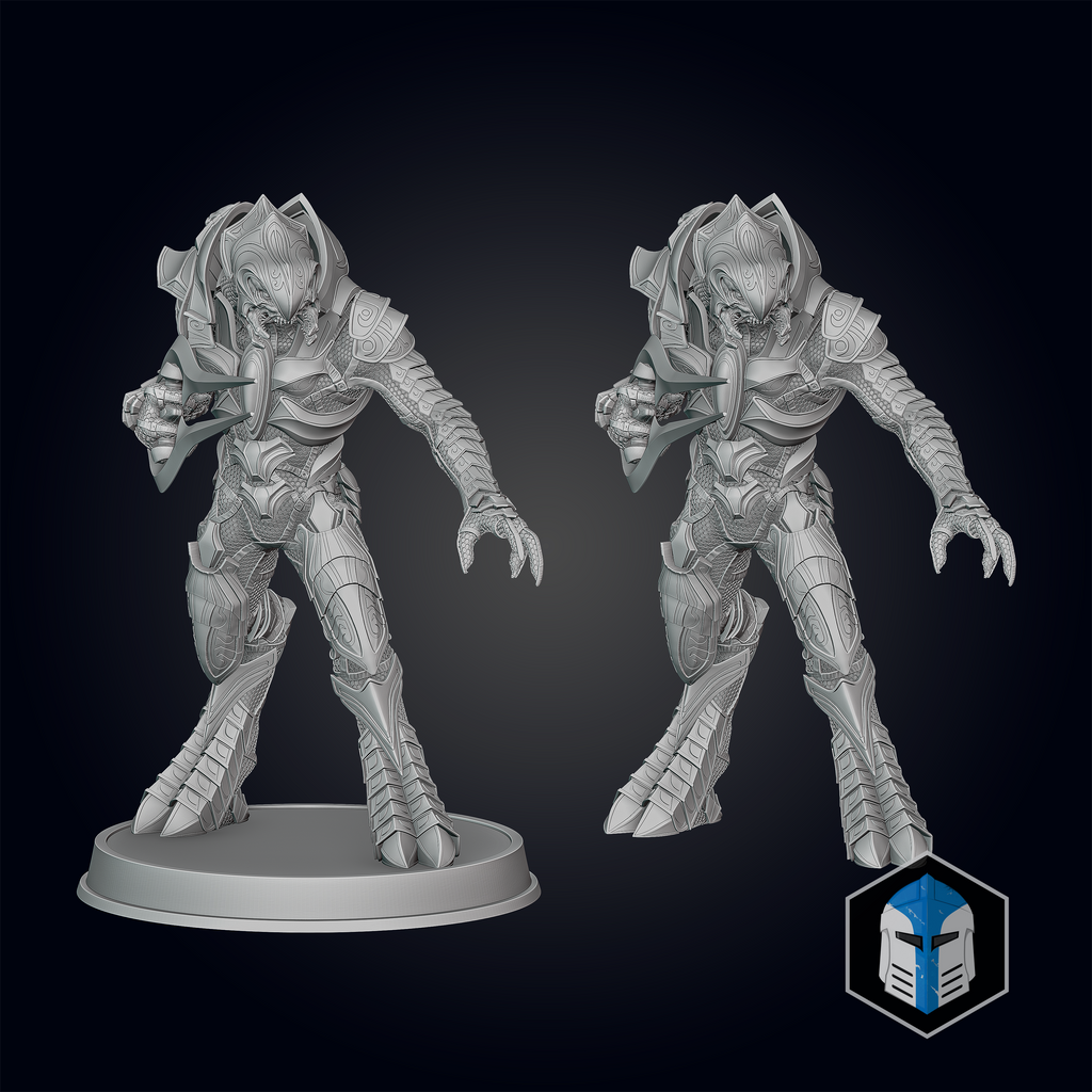Arbiter Figurine - Pose 1 - 3D Print Files – Galactic Armory