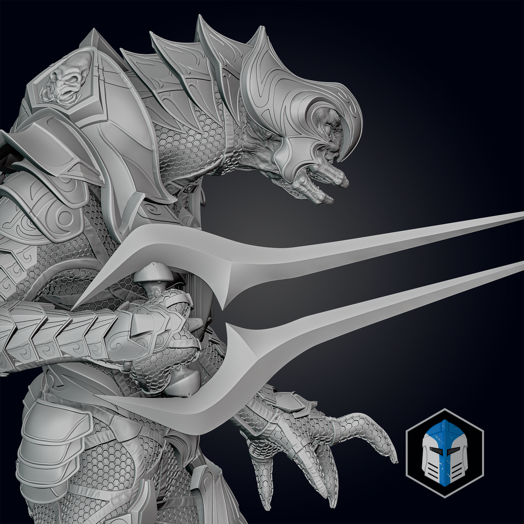 Arbiter Figurine - Pose 1 - 3D Print Files – Galactic Armory
