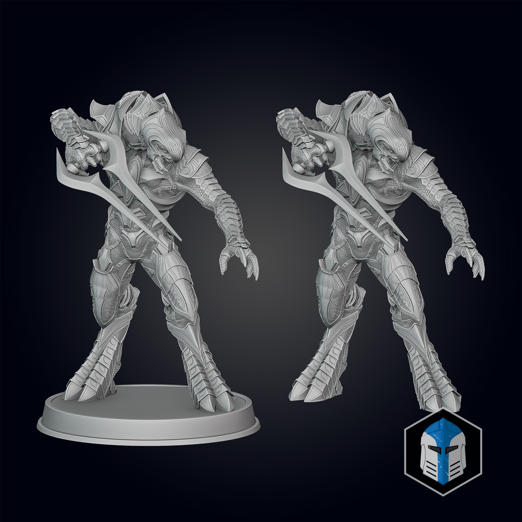 Arbiter Figurine - Pose 2 - 3D Print Files – Galactic Armory