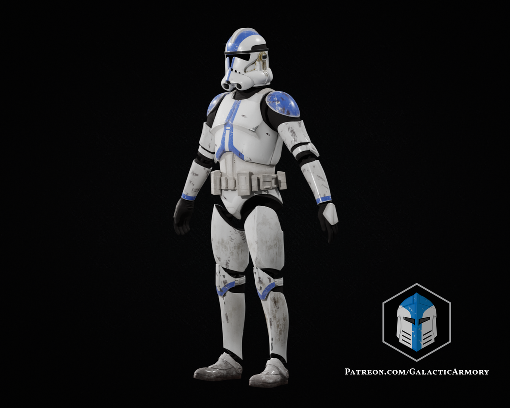 Print-In-Place Articulated Clone Trooper Figurine - 3D Print Files ...