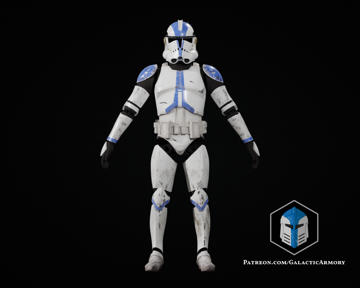 Print-In-Place Articulated Clone Trooper Figurine - 3D Print Files ...