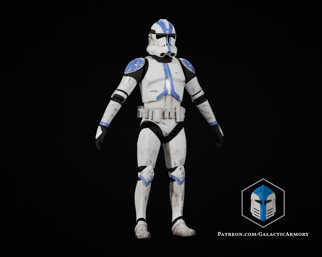 Print-In-Place Articulated Clone Trooper Figurine - 3D Print Files ...