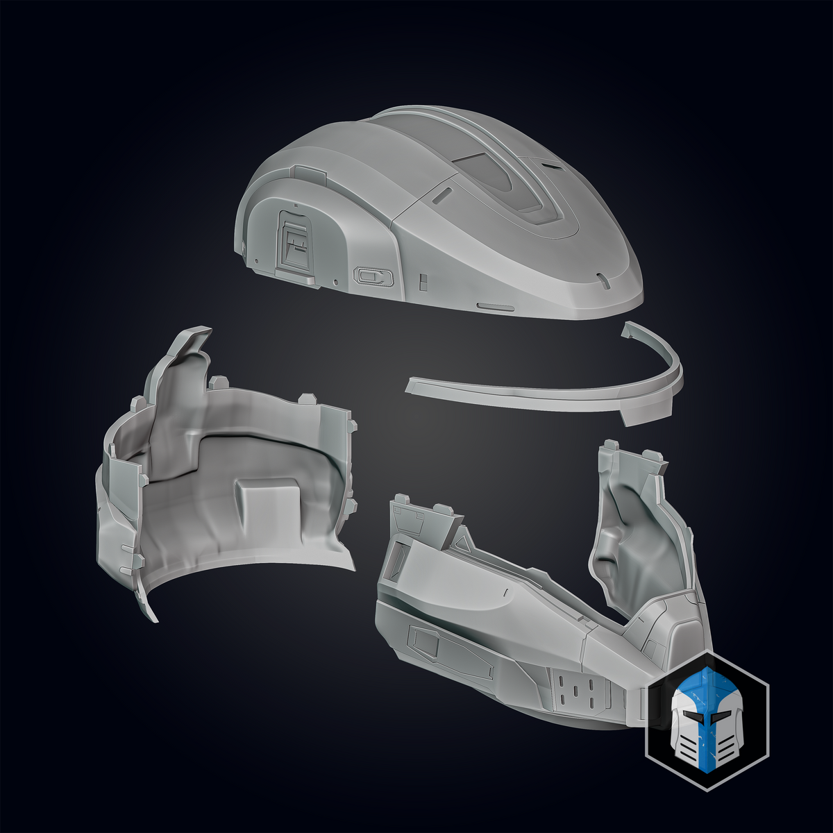 Halo Master Chief Helmet Blueprints