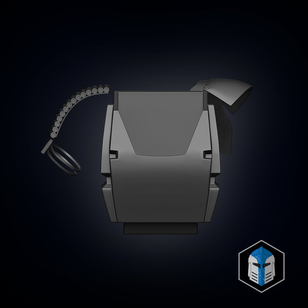 Clone Trooper Armor Accessories - Heavy - 3D Print Files – Galactic Armory