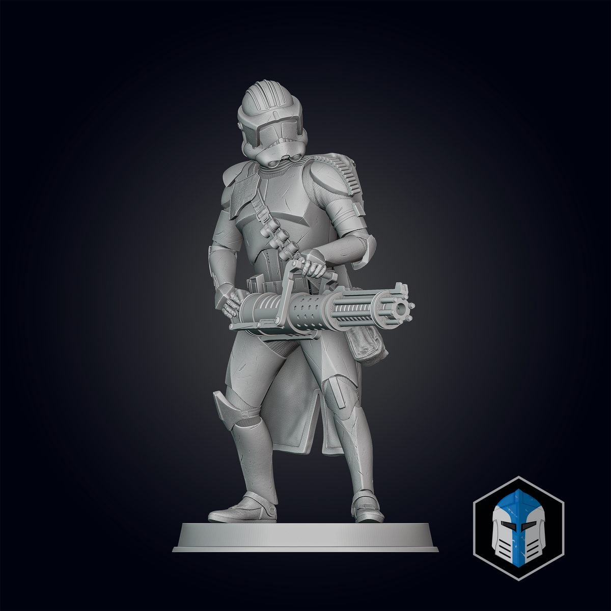 Clone Trooper Figurines - Pose 3 - 3D Print Files – Galactic Armory