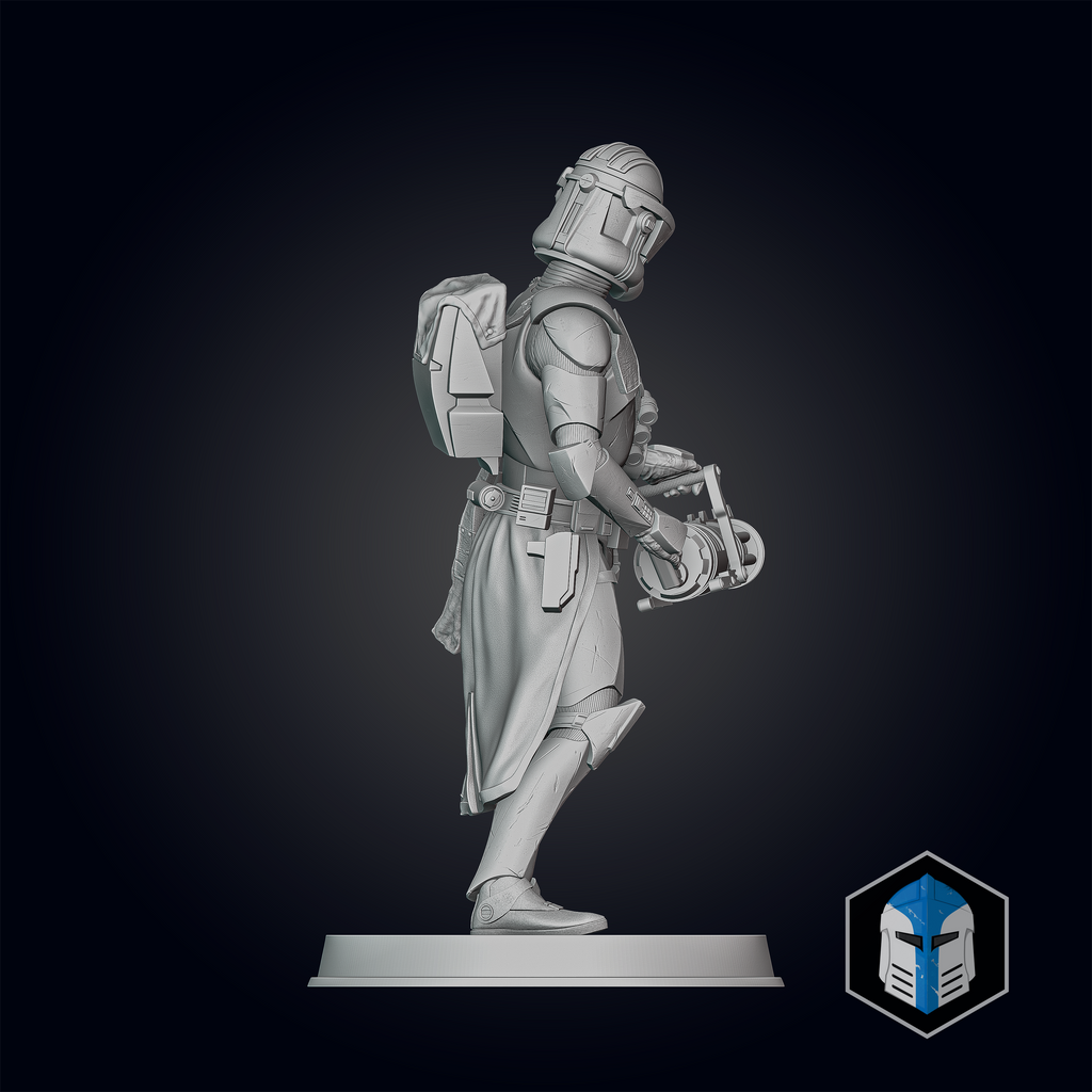 Clone Trooper Figurines - Pose 3 - 3D Print Files – Galactic Armory