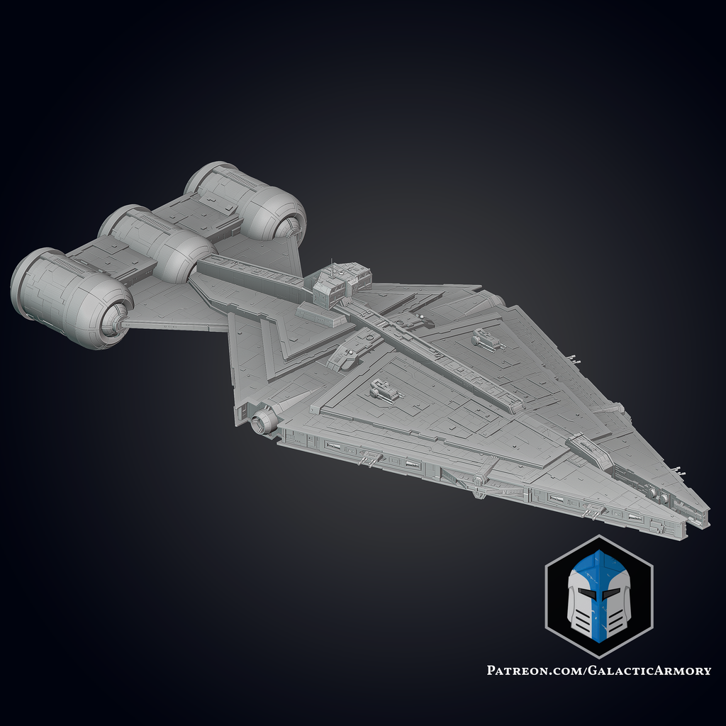 Clone Wars Arquitens Ship - 3D Print Files – Galactic Armory