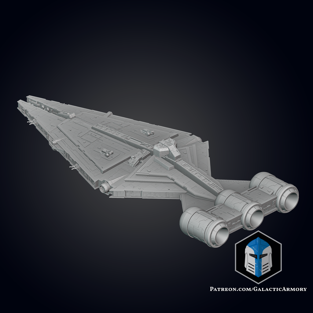 Clone Wars Arquitens Ship - 3D Print Files – Galactic Armory