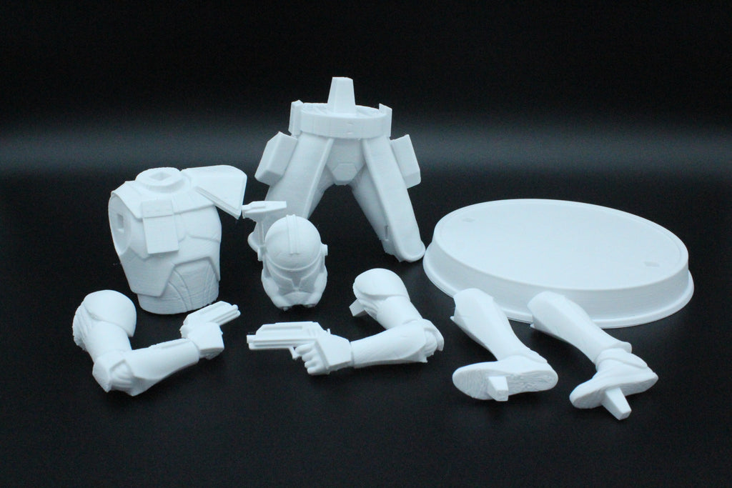 Captain Rex Figurine - Pose 3 - DIY – Galactic Armory