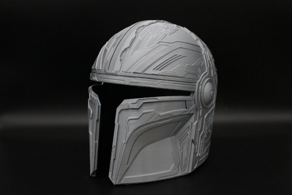 Cyberpunk Techno Mando Helmet - DIY – Galactic Armory
