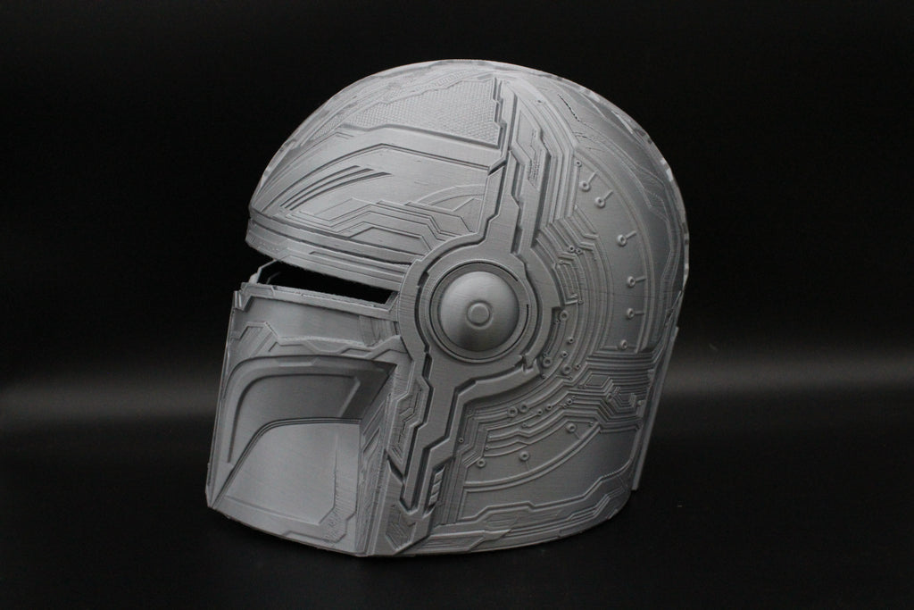 Cyberpunk Techno Mando Helmet - DIY – Galactic Armory