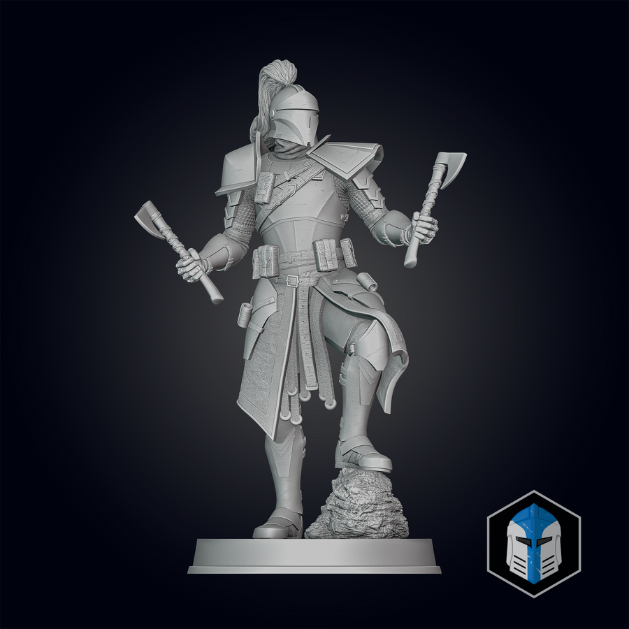 Medieval Captain Rex Figurine - Pose 4 - 3D Print Files – Galactic Armory