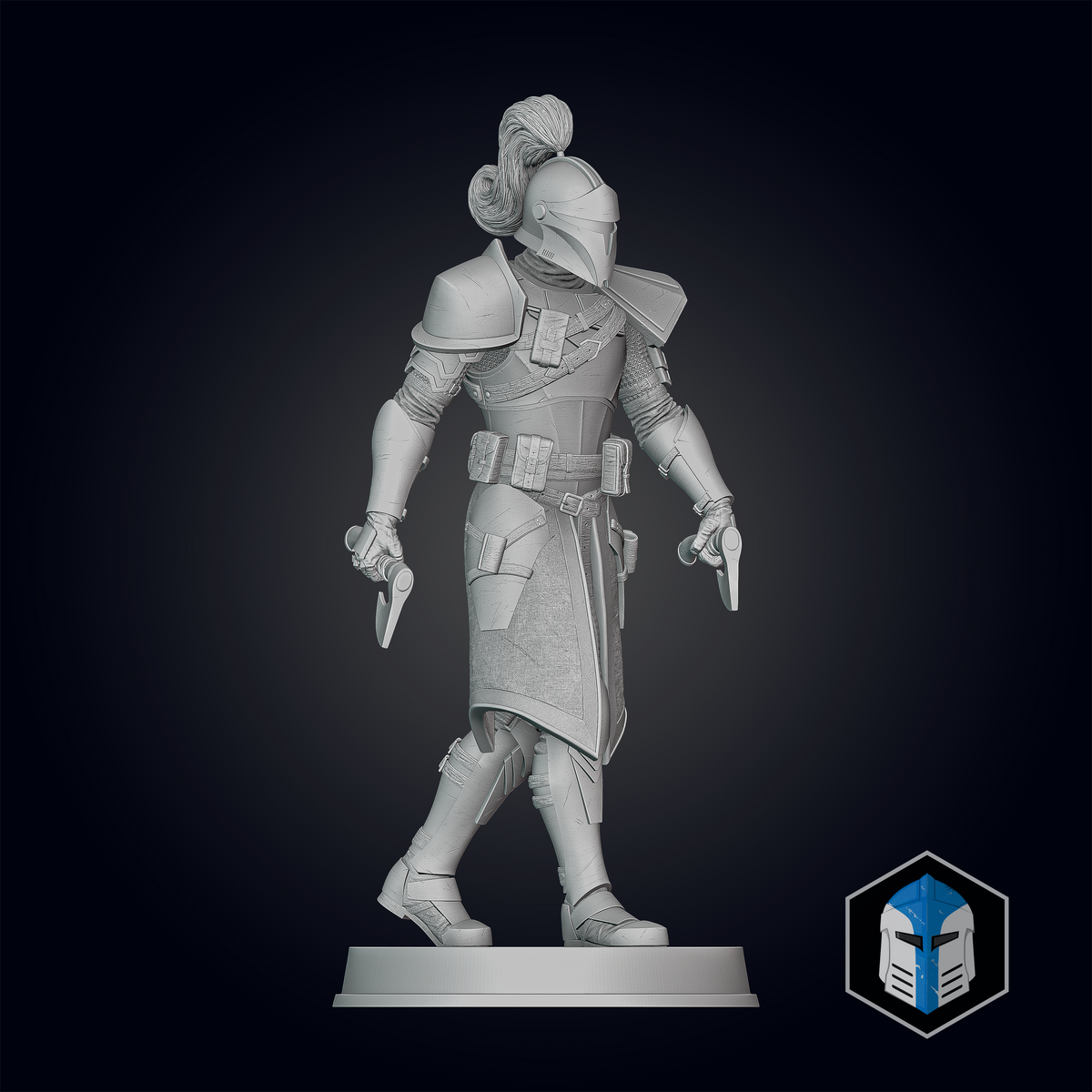 Medieval Captain Rex Figurine - Pose 1 - 3D Print Files – Galactic Armory