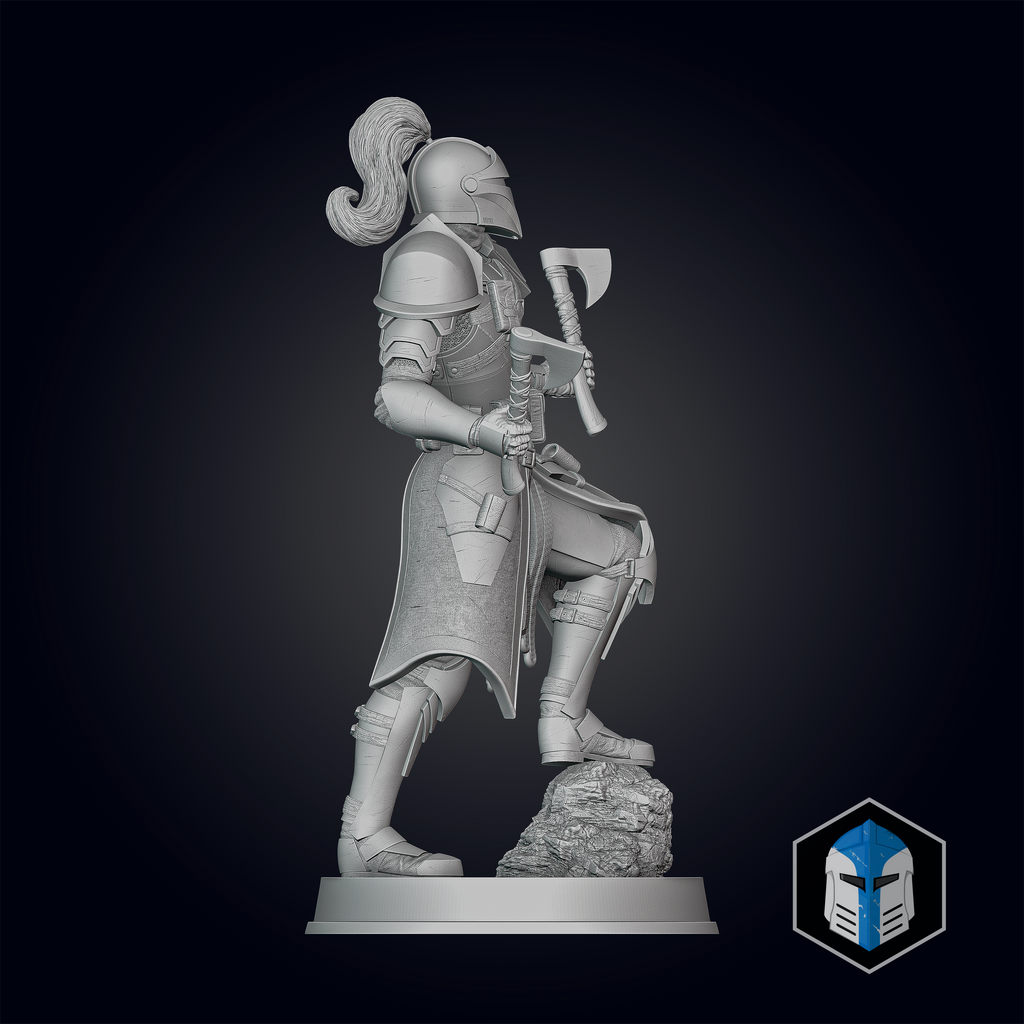 Medieval Captain Rex Figurine - Pose 4 - 3D Print Files – Galactic Armory