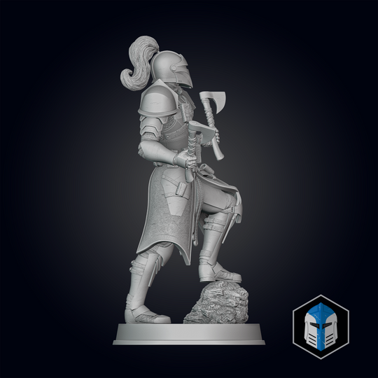 Medieval Captain Rex Figurine - Pose 4 - 3D Print Files – Galactic Armory
