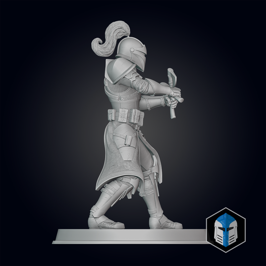 Medieval Captain Rex Figurine - Pose 2 - 3D Print Files – Galactic Armory
