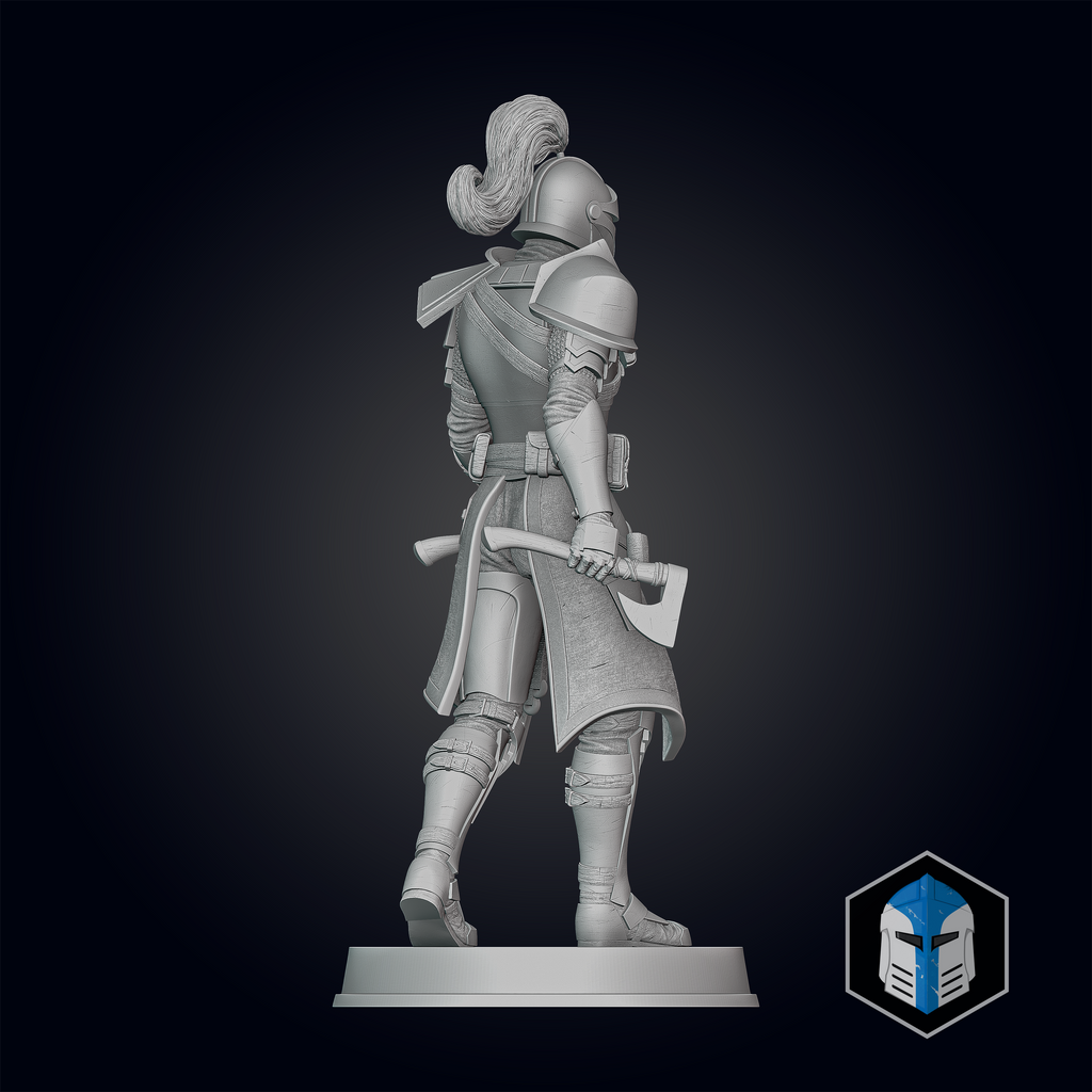 Medieval Captain Rex Figurine - Pose 1 - 3D Print Files – Galactic Armory