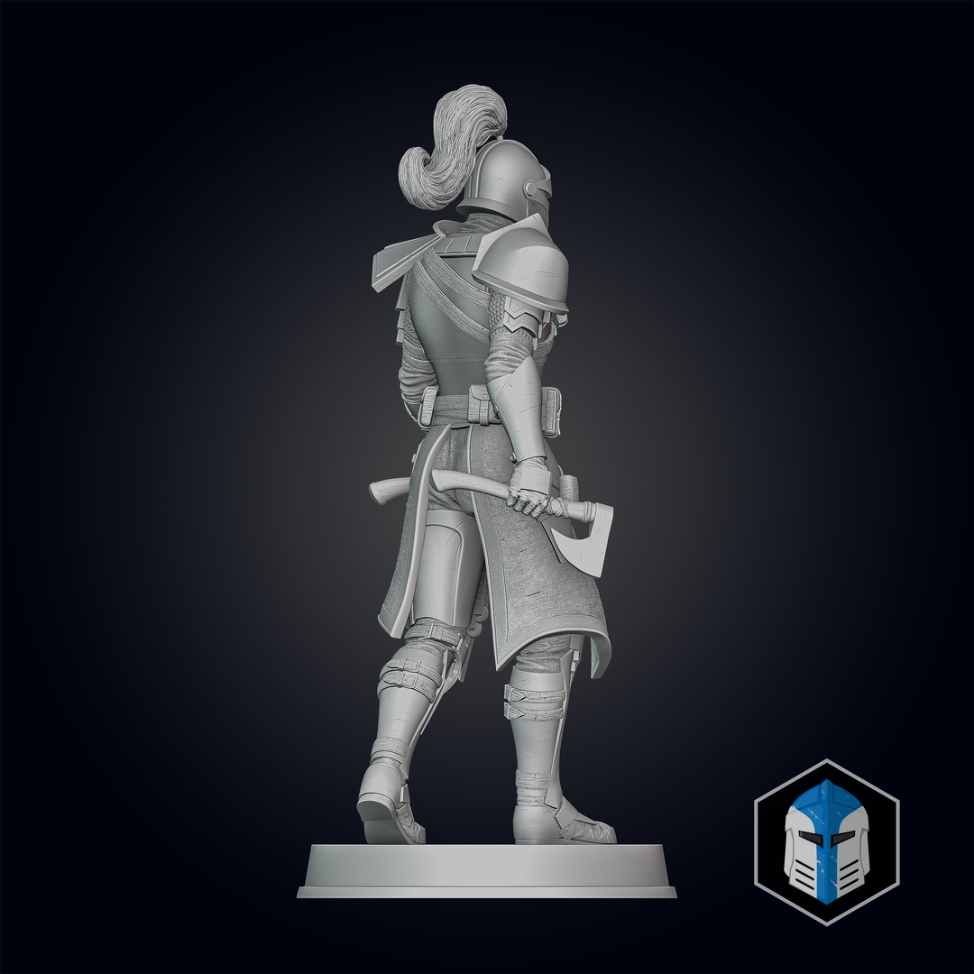 Medieval Captain Rex Figurine - Pose 1 - 3D Print Files – Galactic Armory