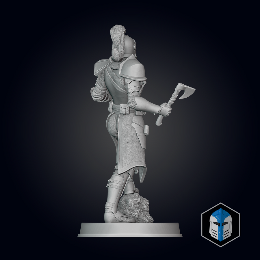 Medieval Captain Rex Figurine - Pose 4 - 3D Print Files – Galactic Armory