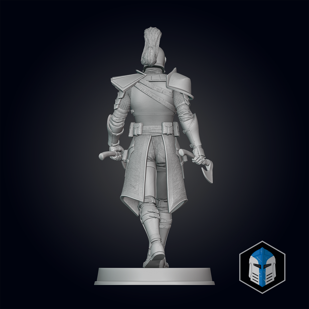 Medieval Captain Rex Figurine - Pose 1 - 3D Print Files – Galactic Armory