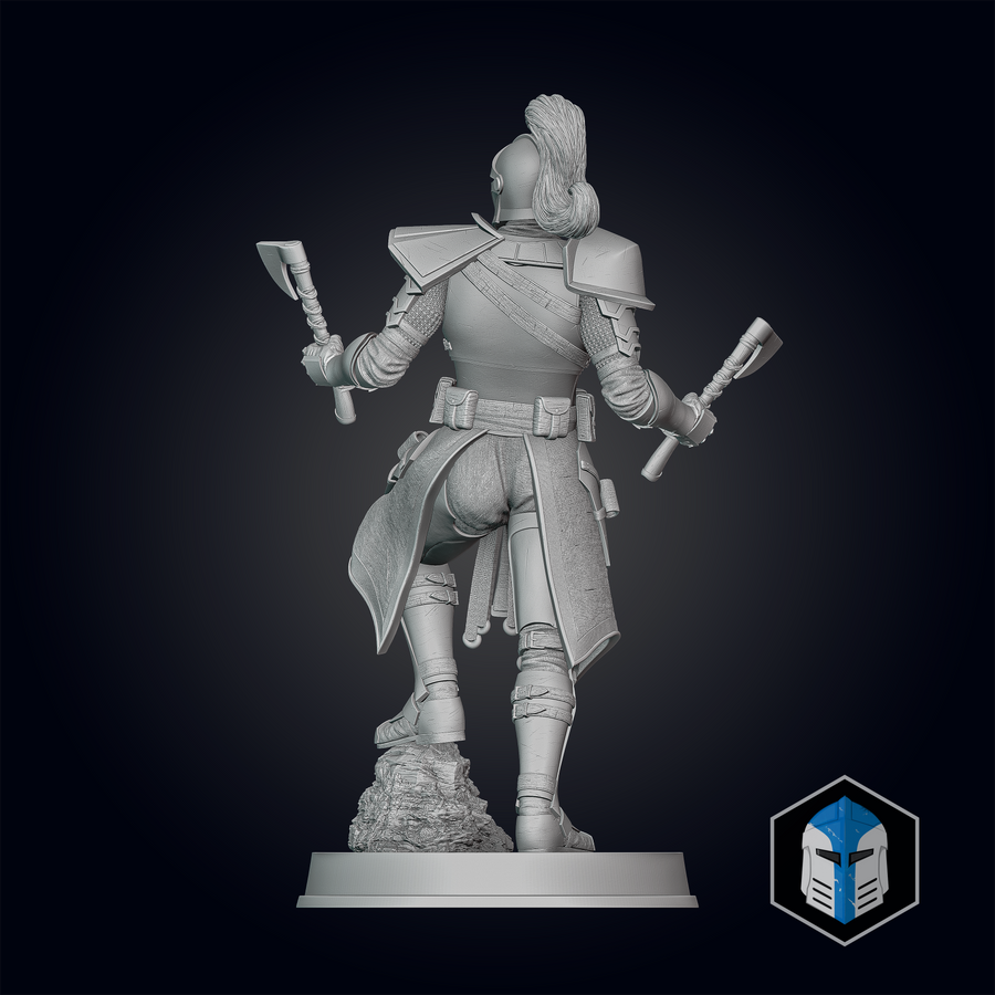 Medieval Captain Rex Figurine - Pose 4 - 3D Print Files – Galactic Armory