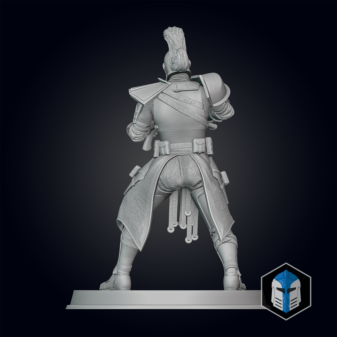 Medieval Captain Rex Figurine - Pose 2 - 3D Print Files – Galactic Armory