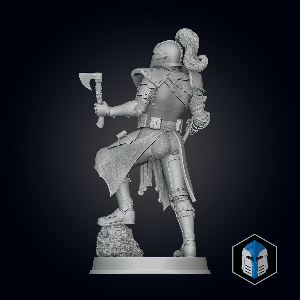 Medieval Captain Rex Figurine - Pose 4 - 3D Print Files – Galactic Armory