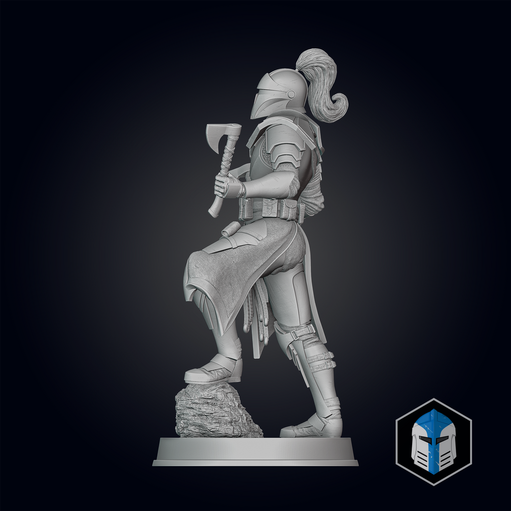 Medieval Captain Rex Figurine - Pose 4 - 3D Print Files – Galactic Armory