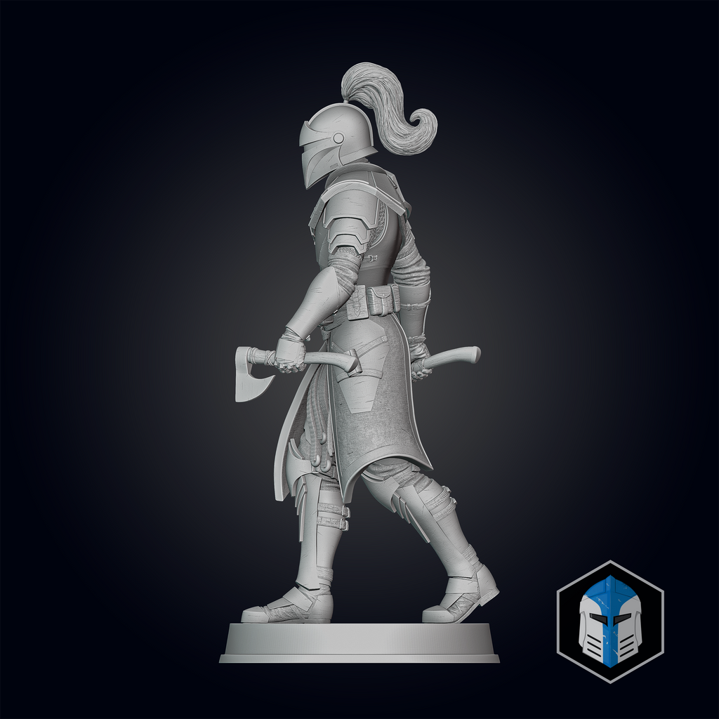 Medieval Captain Rex Figurine - Pose 1 - 3D Print Files – Galactic Armory