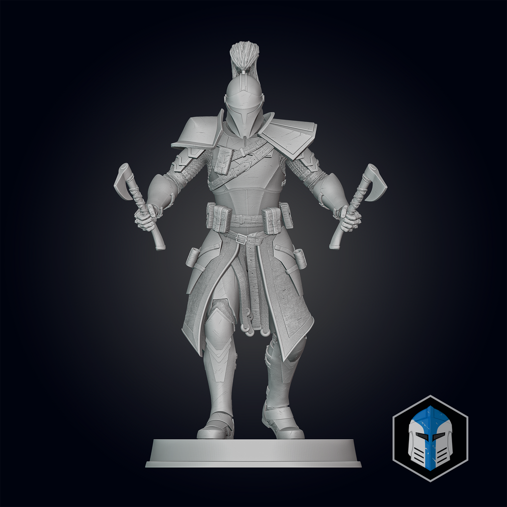 Medieval Captain Rex Figurine - Pose 3 - 3D Print Files – Galactic Armory