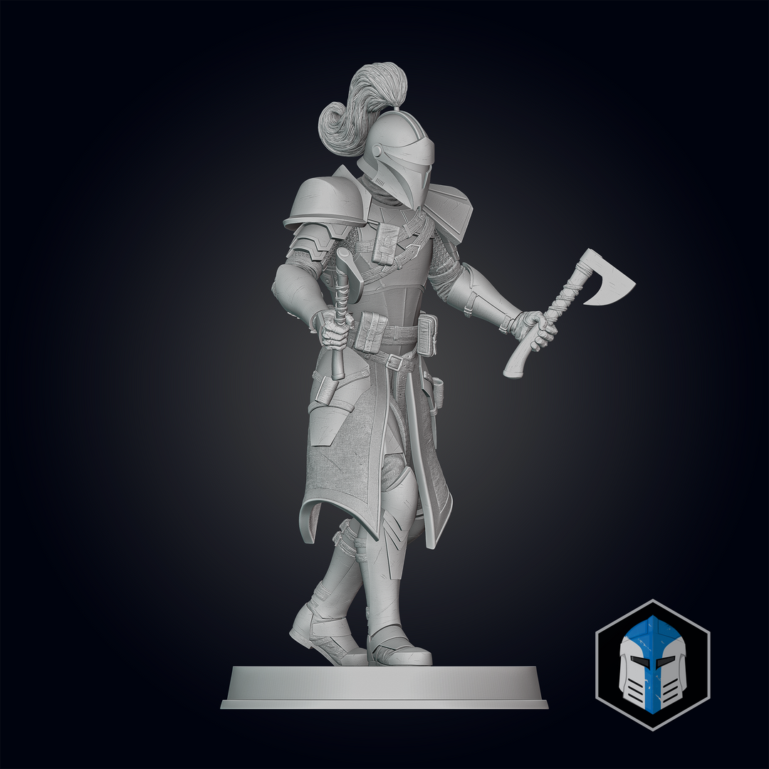 Medieval Captain Rex Figurine - Pose 3 - 3D Print Files – Galactic Armory