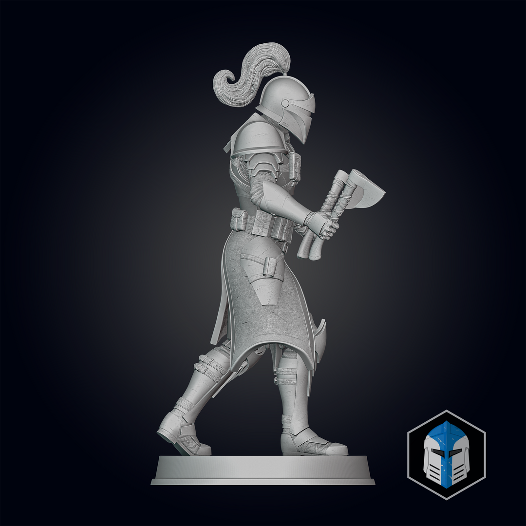 Medieval Captain Rex Figurine - Pose 3 - 3D Print Files – Galactic Armory