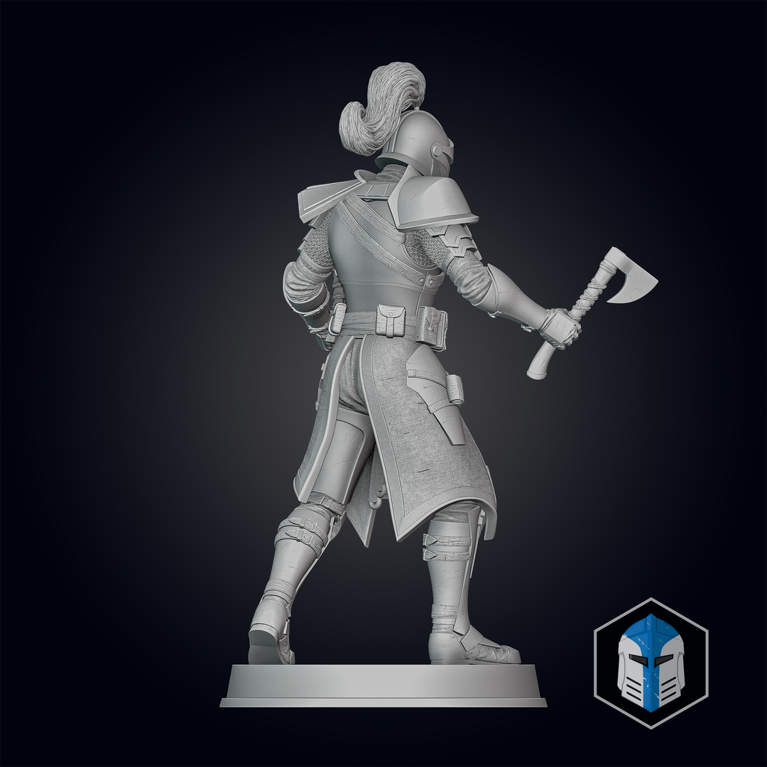 Medieval Captain Rex Figurine - Pose 3 - 3D Print Files – Galactic Armory