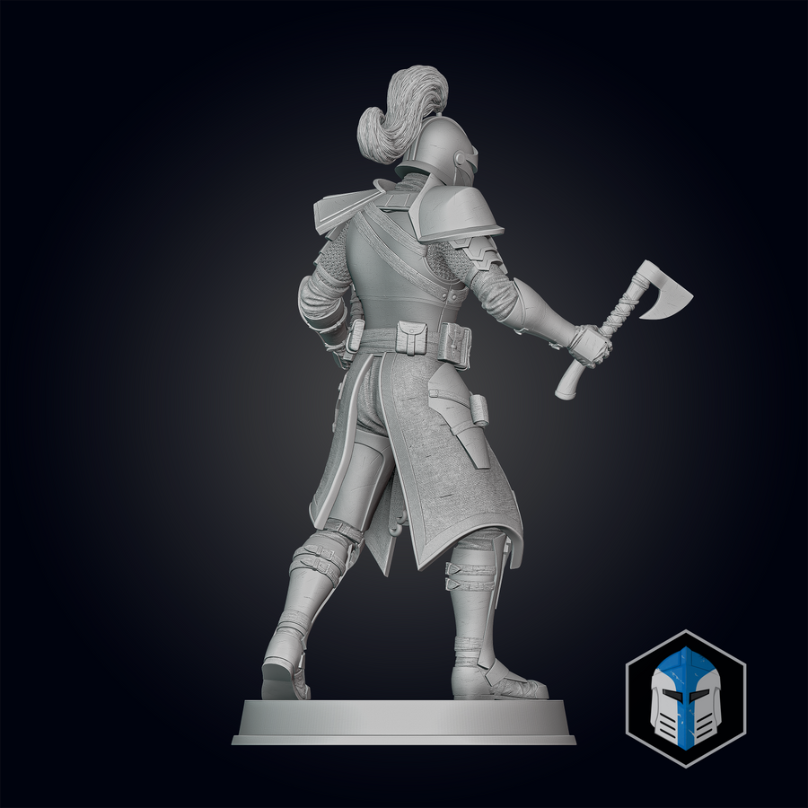 Medieval Captain Rex Figurine - Pose 3 - 3D Print Files – Galactic Armory