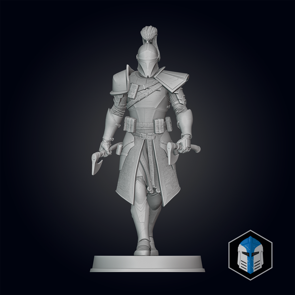 Medieval Captain Rex Figurine - Pose 1 - 3D Print Files – Galactic Armory