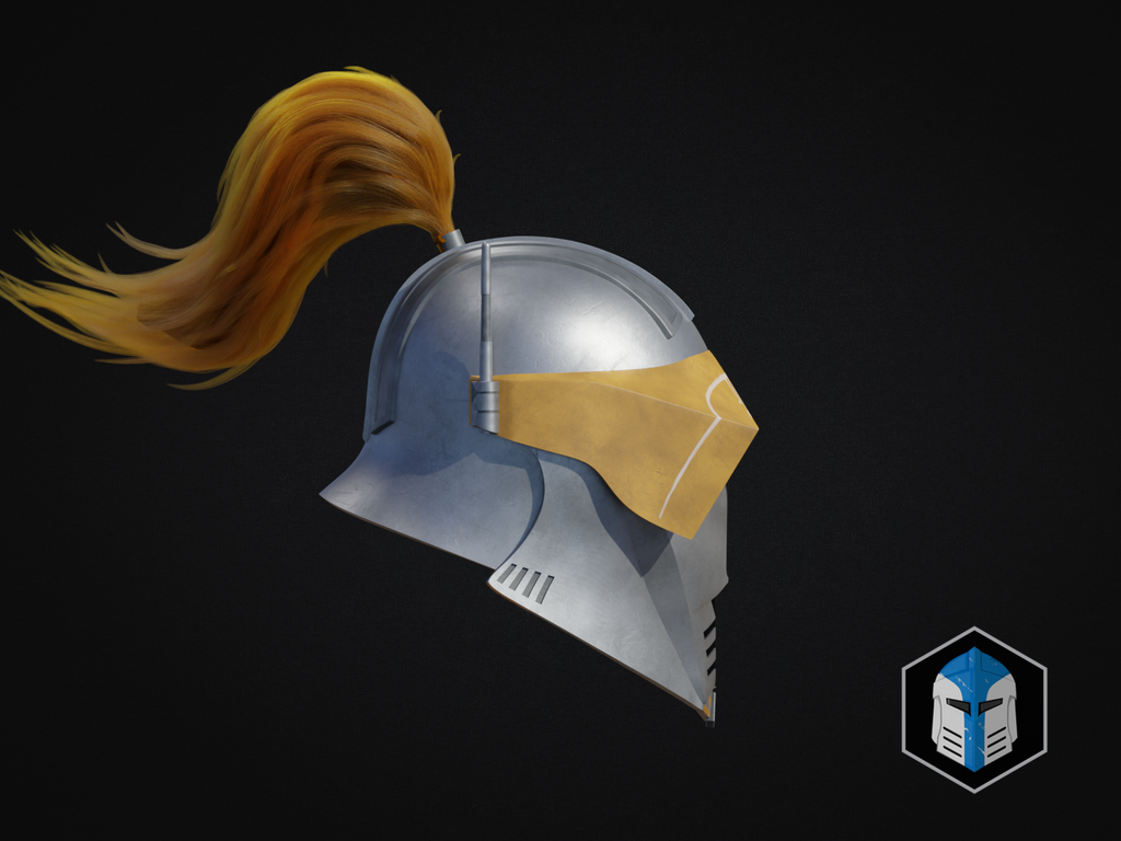 Bartok Medieval Commander Cody Helmet - 3D Print Files - Patreon Exclu ...