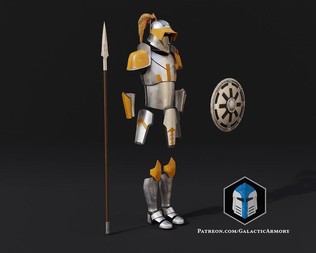 Bartok Medieval Commander Cody Armor - 3D Print Files – Galactic Armory