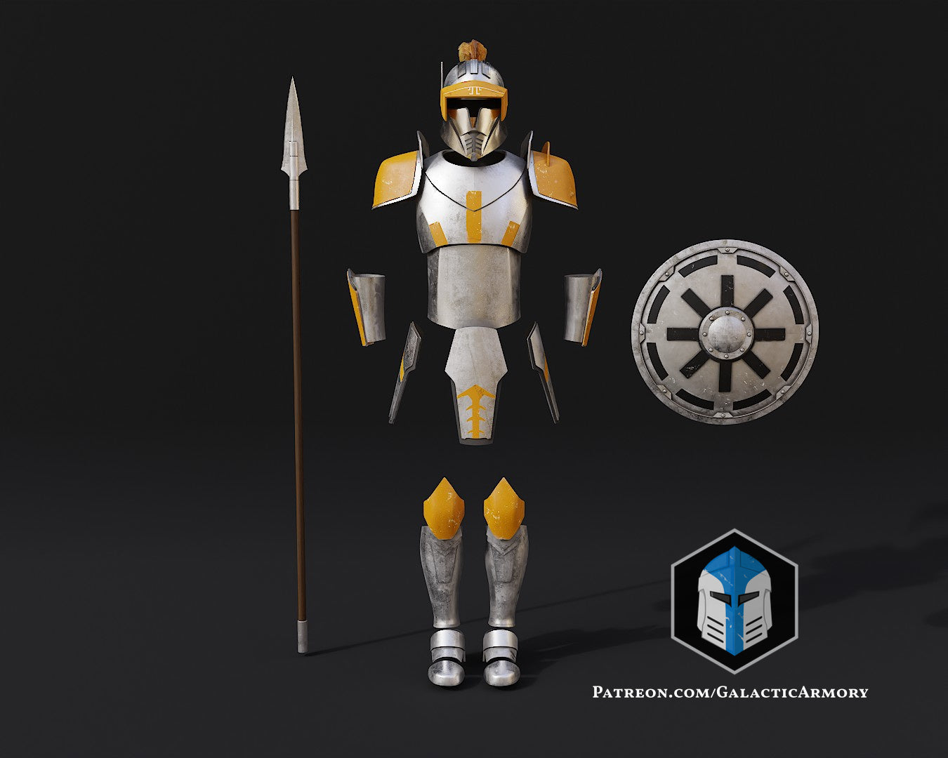Bartok Medieval Commander Cody Armor - 3D Print Files – Galactic Armory