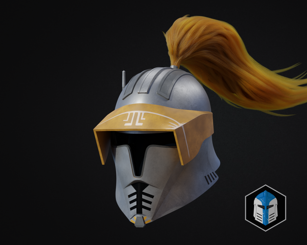 Bartok Medieval Commander Cody Helmet - 3D Print Files - Patreon Exclu ...