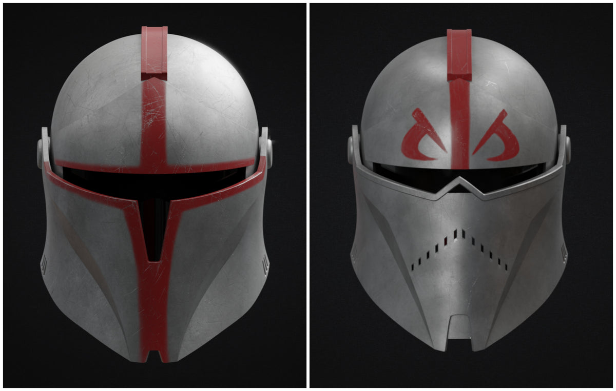 Bartok Medieval Captain Fordo Helmets - 3D Print Files – Galactic Armory