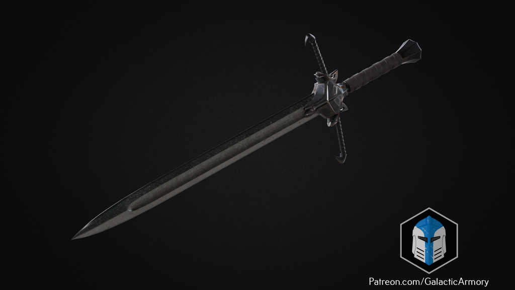 Bartok Medieval Commander Wolffe Sword - 3D Print Files – Galactic Armory