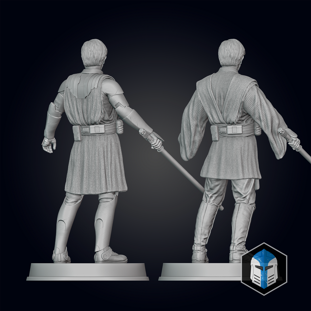 Obi-Wan Kenobi Figurine - Pose 1 - 3D Print Files – Galactic Armory