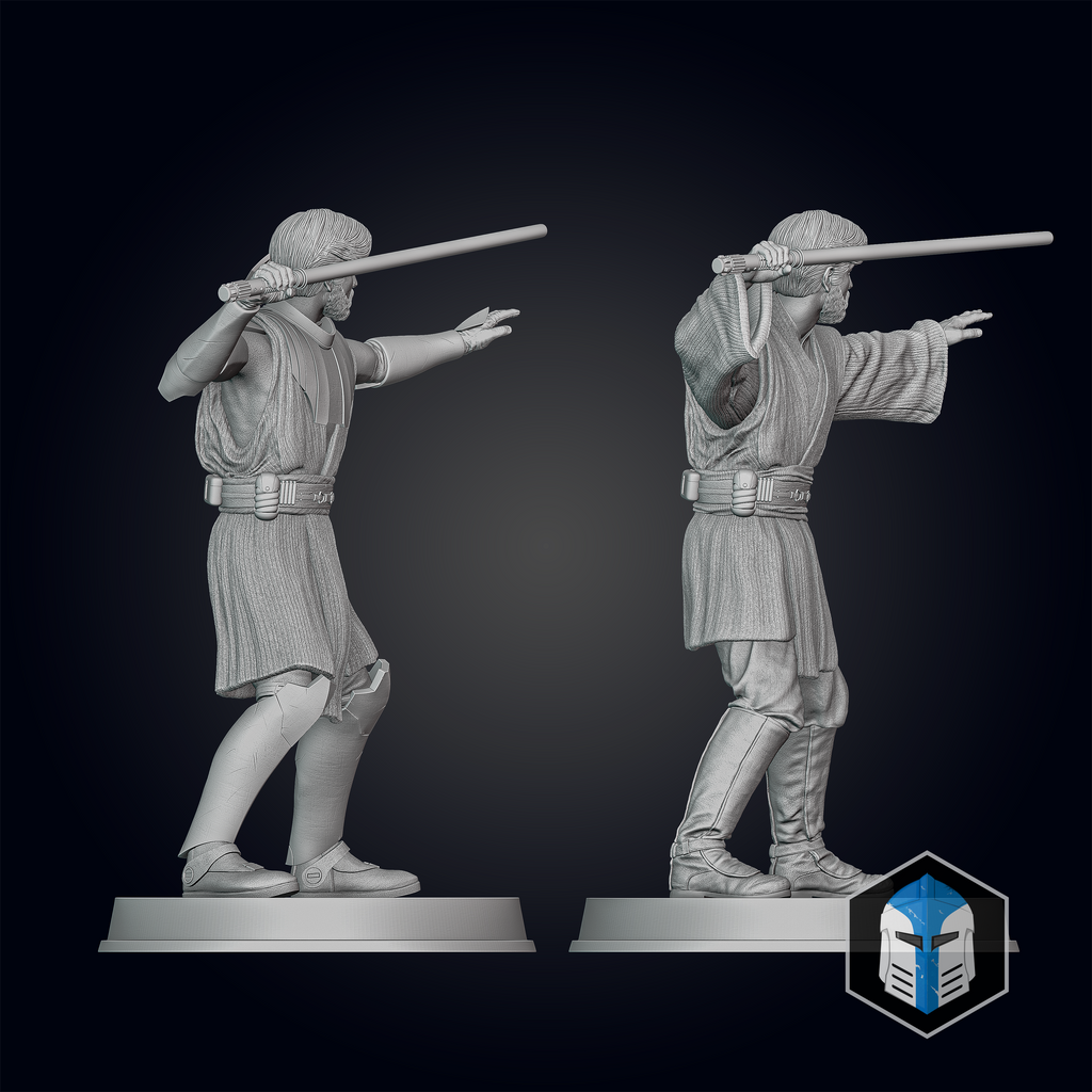 Obi-Wan Kenobi Figurine - Pose 2 - 3D Print Files – Galactic Armory