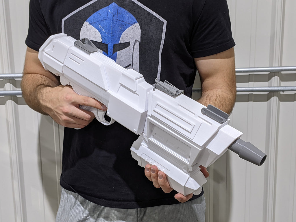 DC-17M Republic Commando Blaster - DIY – Galactic Armory