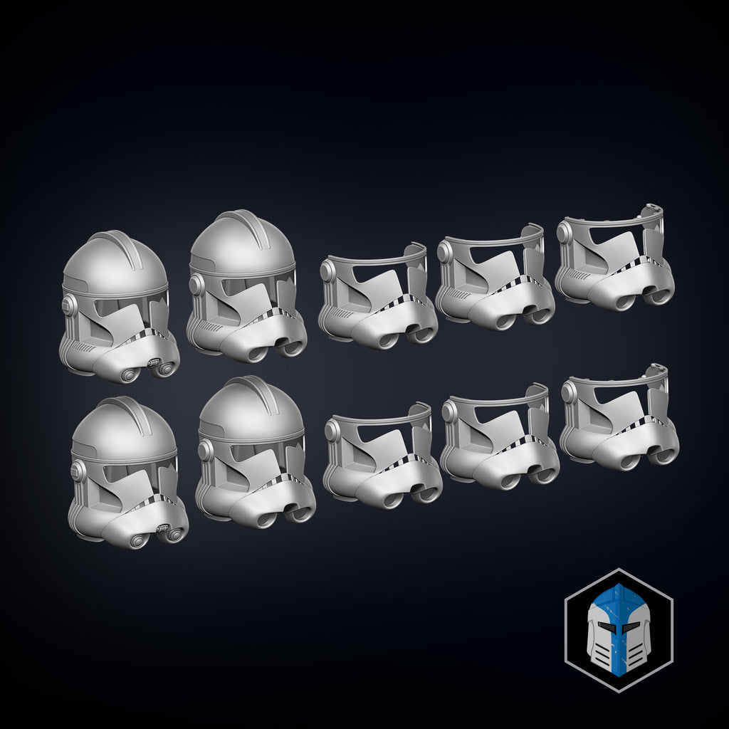 Phase 2 Clone Trooper Helmet - 3D Print Files – Galactic Armory