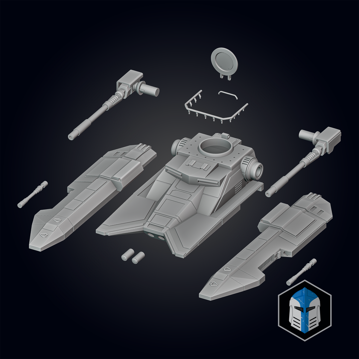 Republic TX-130 Saber Tank - 3D Print Files – Galactic Armory