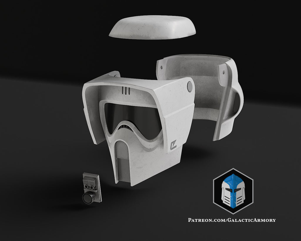 Scout Trooper Helmet - 3D Print Files – Galactic Armory
